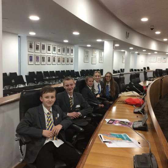 St. Cenydd Community School - School Council Visit