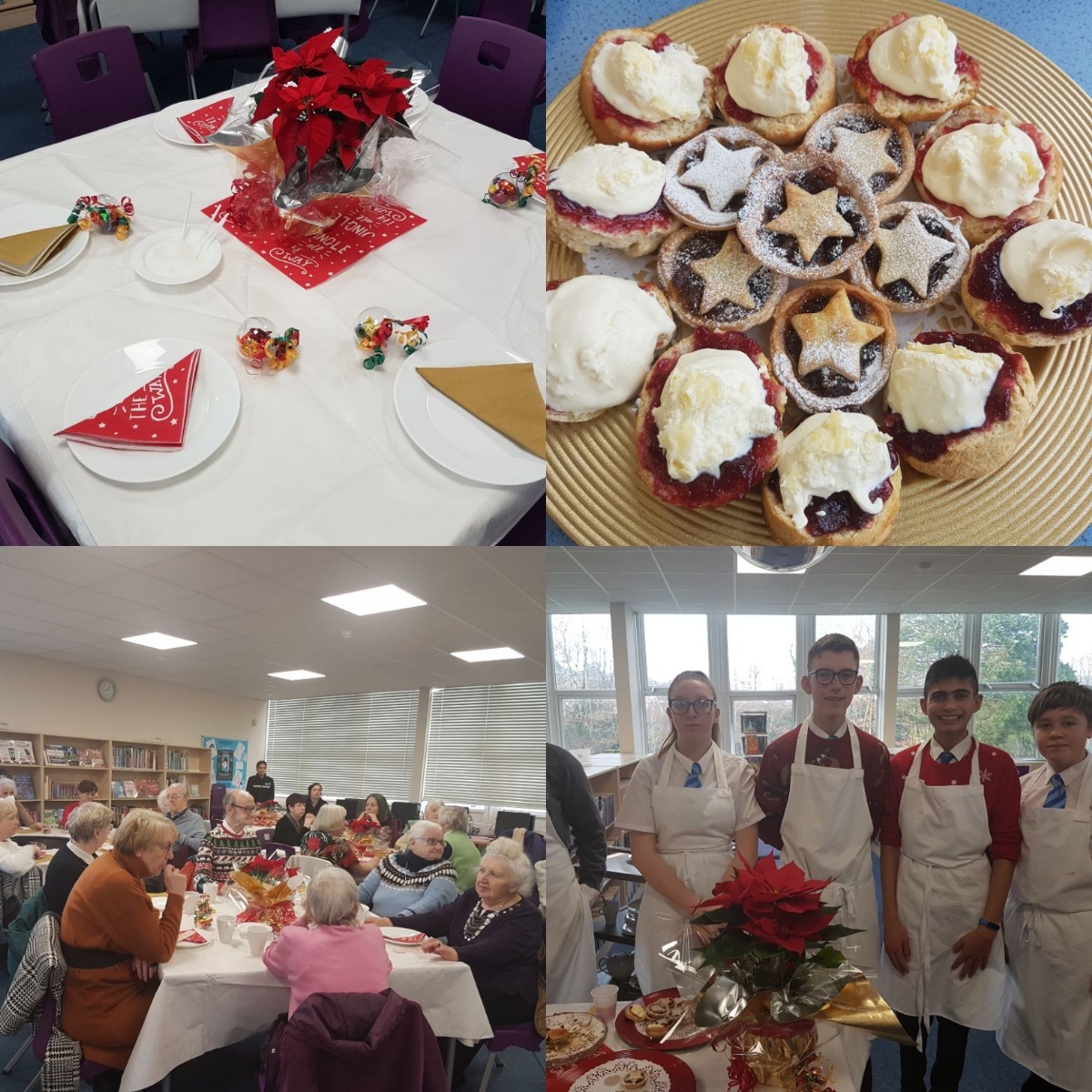 St. Cenydd Community School - Intergenerational Christmas Afternoon Tea