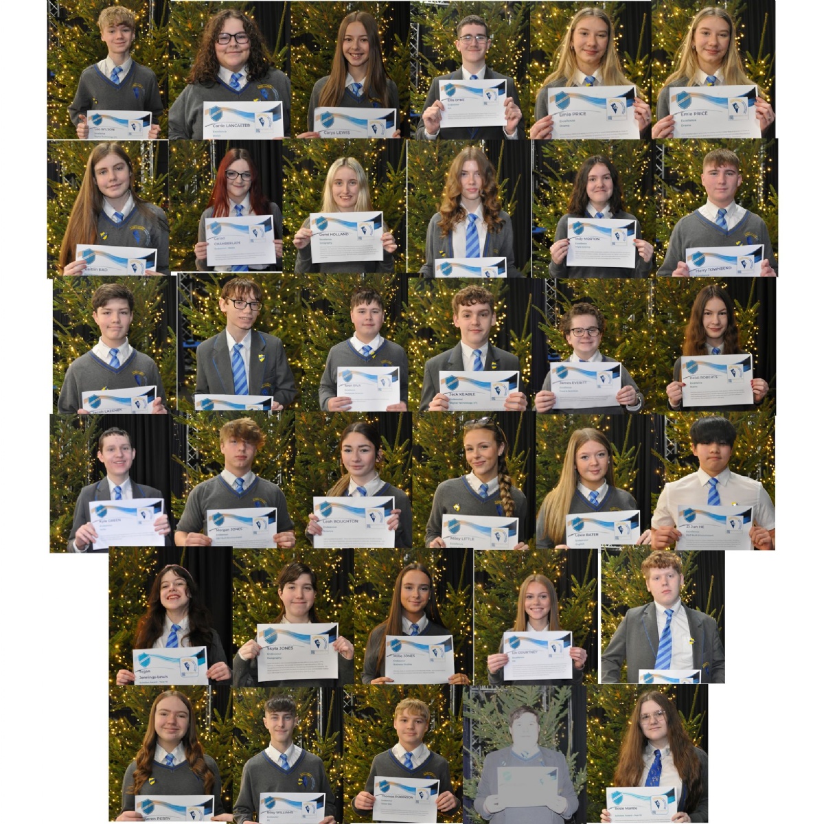 St. Cenydd Community School - Autumn Year 10 Headteacher's awards