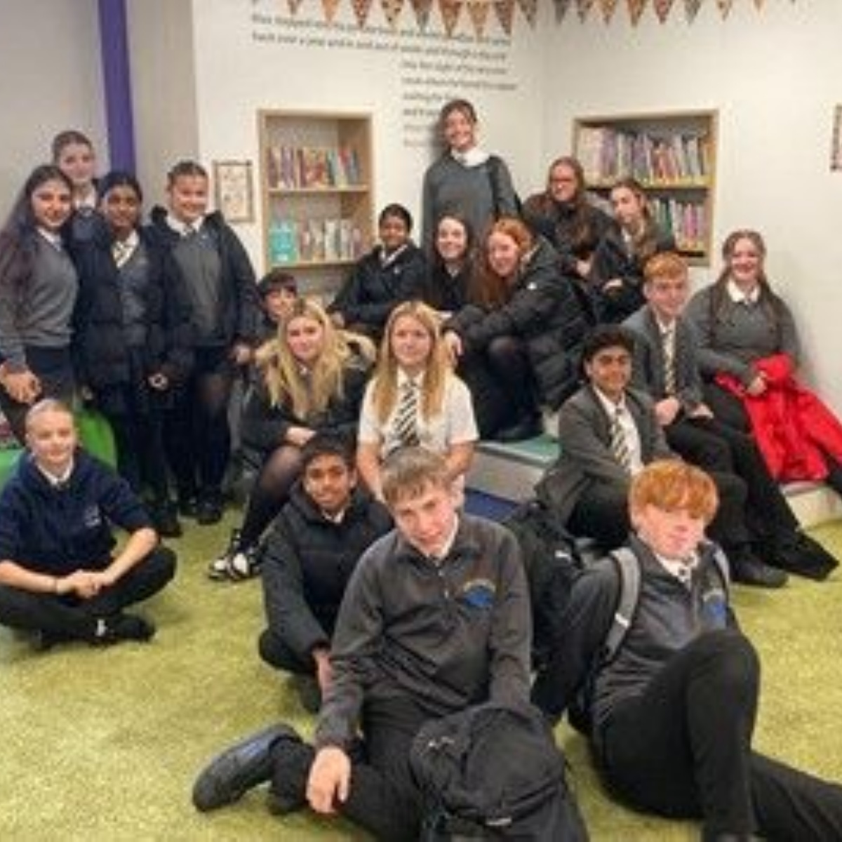 St. Cenydd Community School - Year 9 Visit to Caerphilly Library with ...