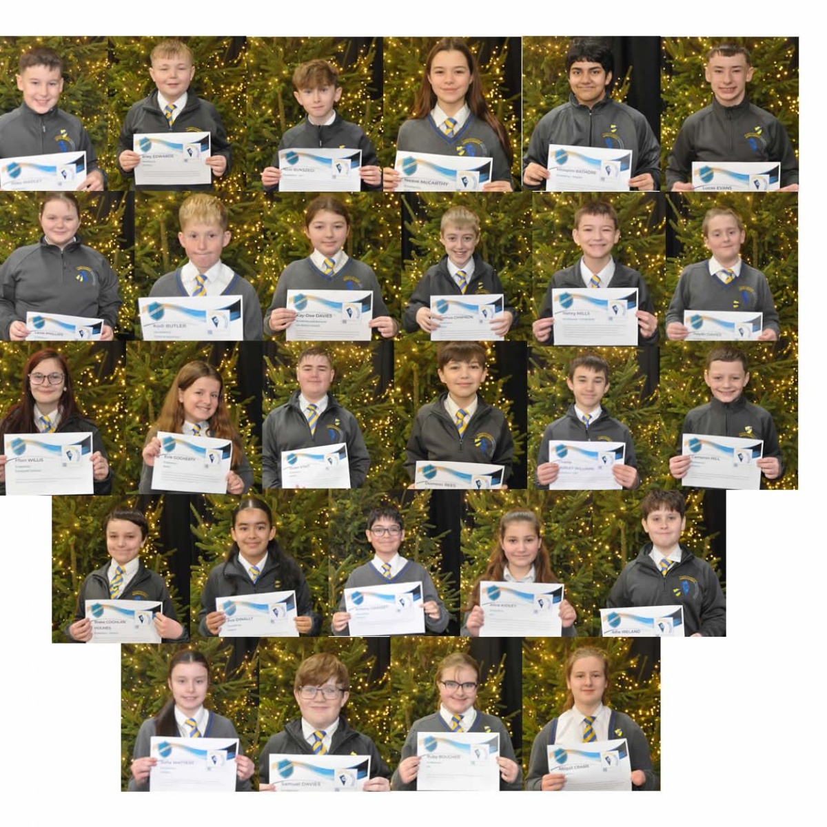 St. Cenydd Community School - Autumn Year 7 Headteacher's awards